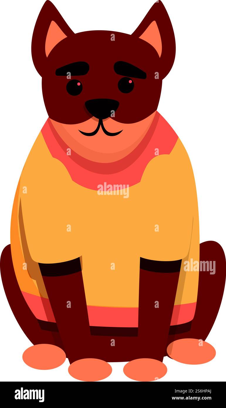 Dog clothes icon. Cartoon of Dog clothes vector icon for web design ...