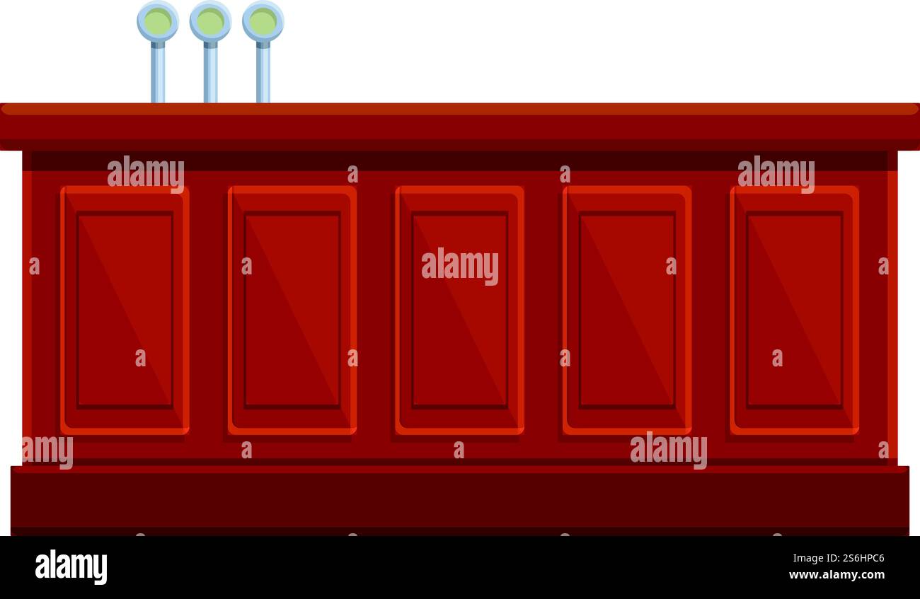 Drink bar counter icon. Cartoon of Drink bar counter vector icon for ...