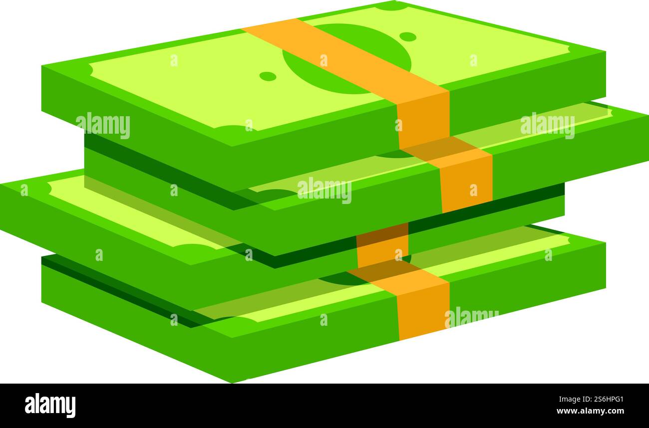 Bank cash pack icon. Cartoon of Bank cash pack vector icon for web ...