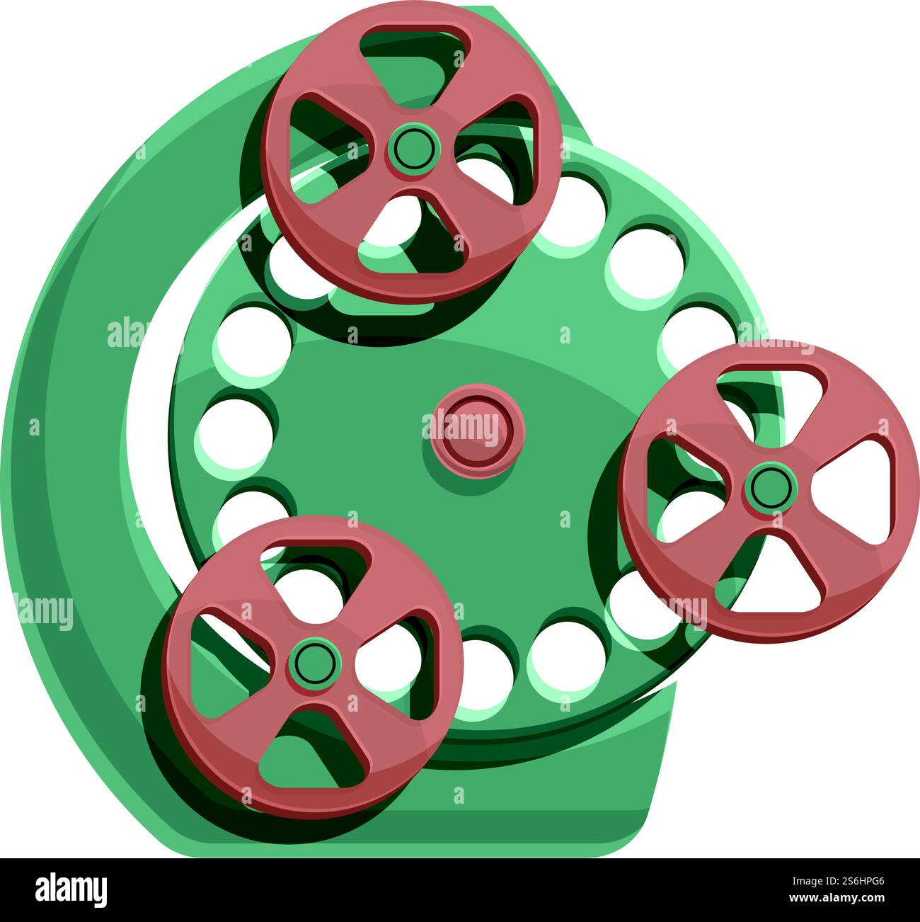 Perpetual motion newtons icon. Cartoon of Perpetual motion newtons ...
