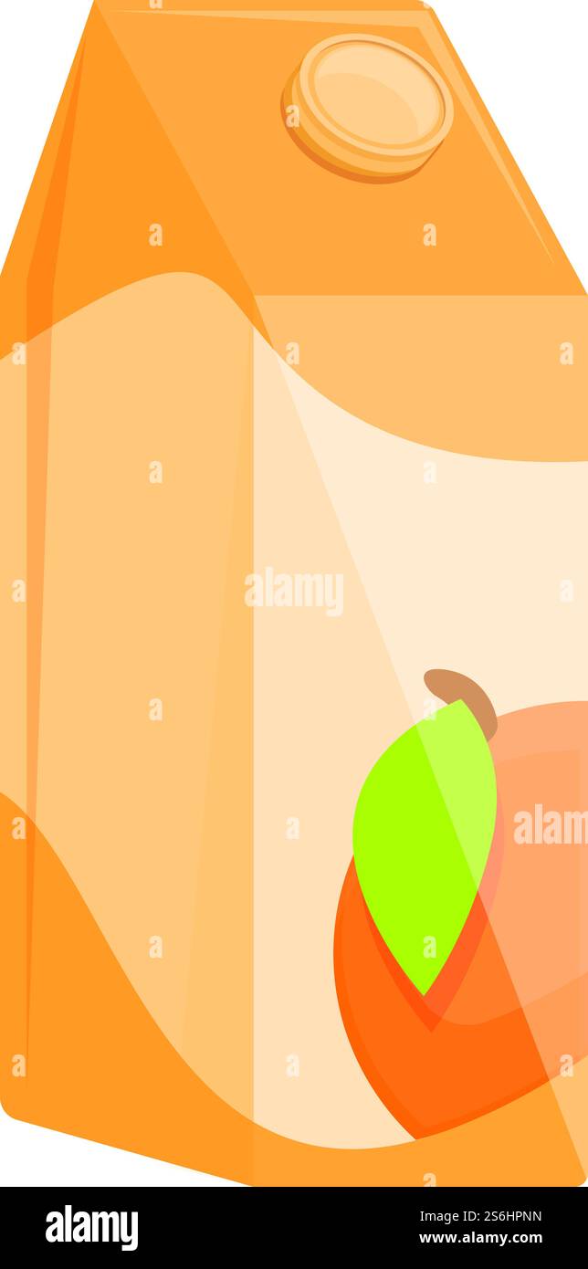 Juice pack icon. Cartoon of Juice pack vector icon for web design ...