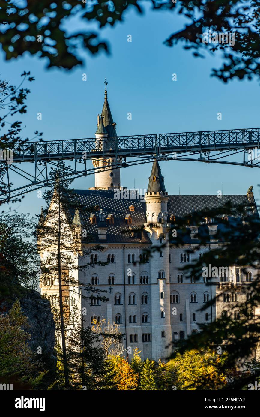 Bavarian alps castle neuschwanstein under hi-res stock photography and ...