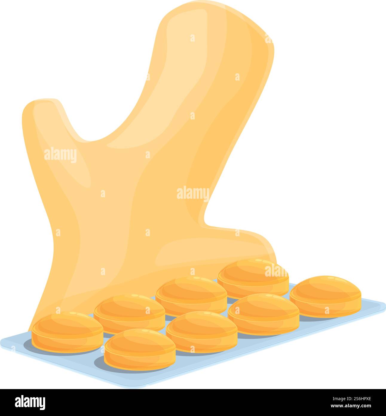 Ginger cough drops icon. Cartoon of Ginger cough drops vector icon for ...
