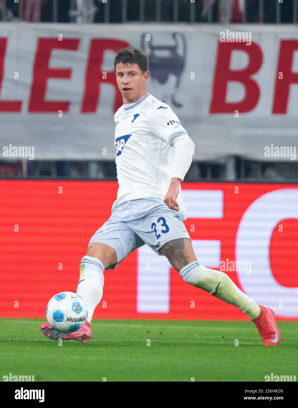 Adam Hlozek, Hoff 23 in the match FC BAYERN MUENCHEN - TSG 1899 ...