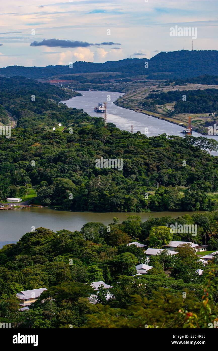 Chagres River part of the Panama Canal, Panama Stock Photo - Alamy