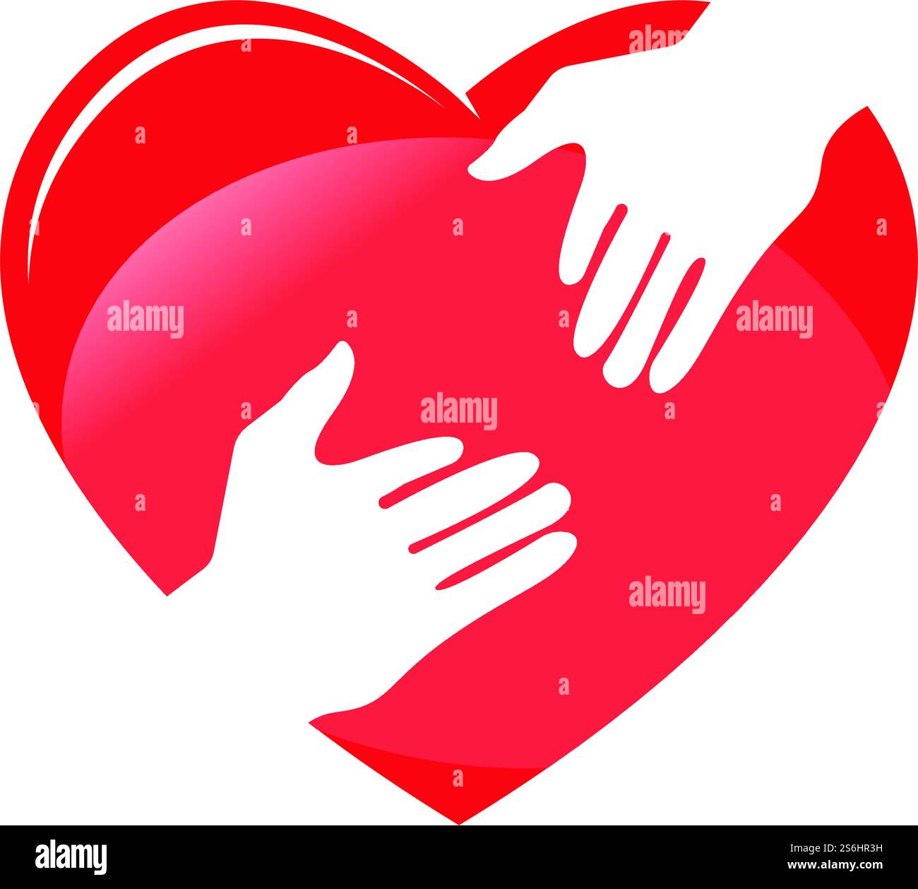 Hand help logo and symbols template icons app Stock Vector Image & Art ...