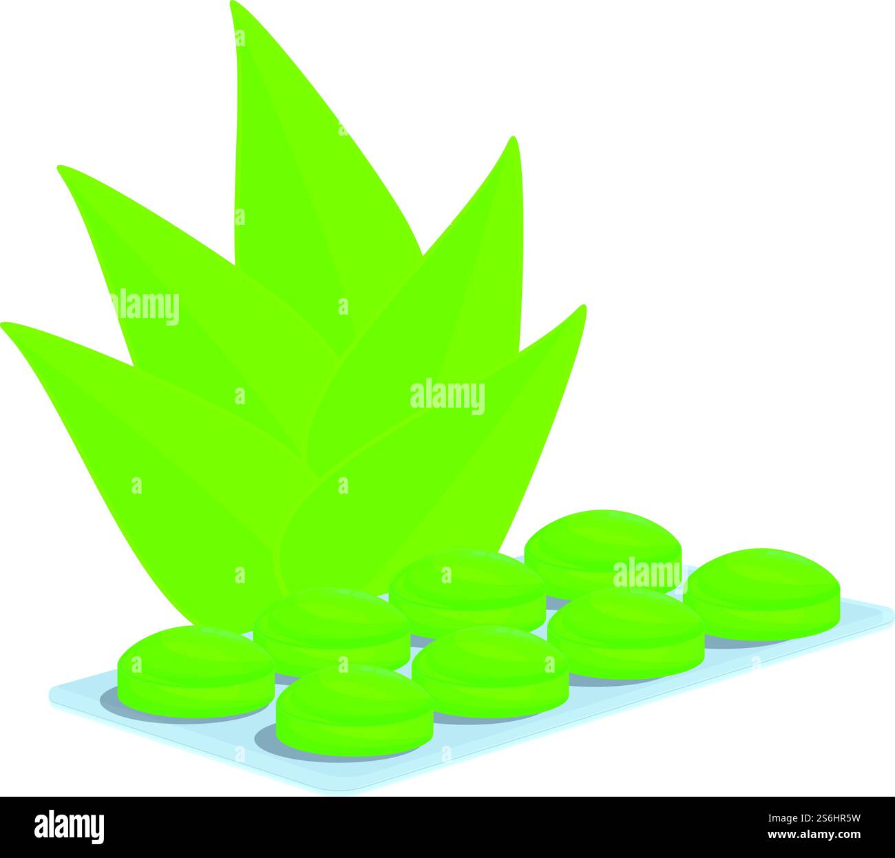 Aloe cough drops icon. Cartoon of Aloe cough drops vector icon for web ...