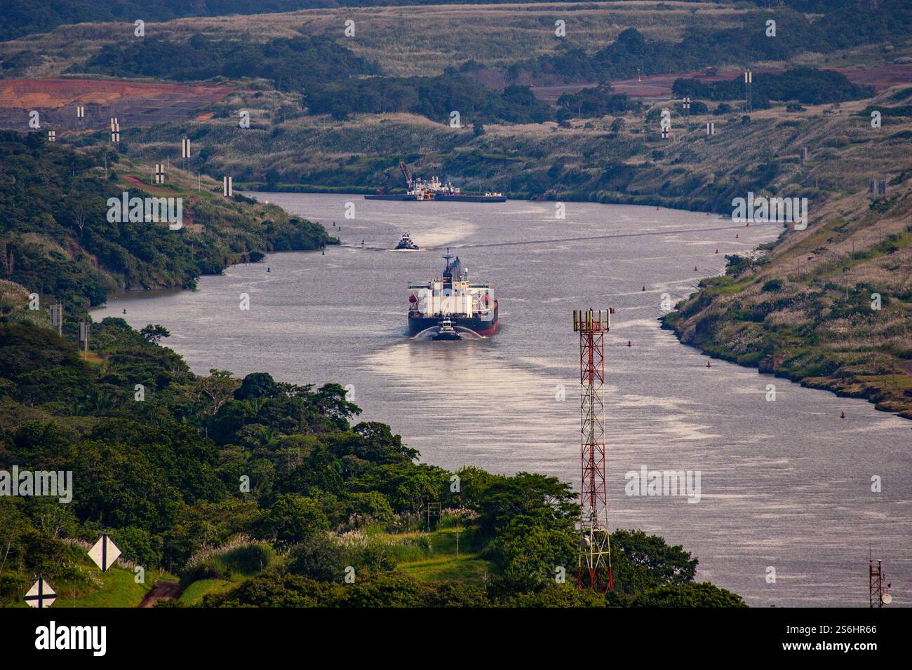Chagres River part of the Panama Canal, Panama Stock Photo - Alamy