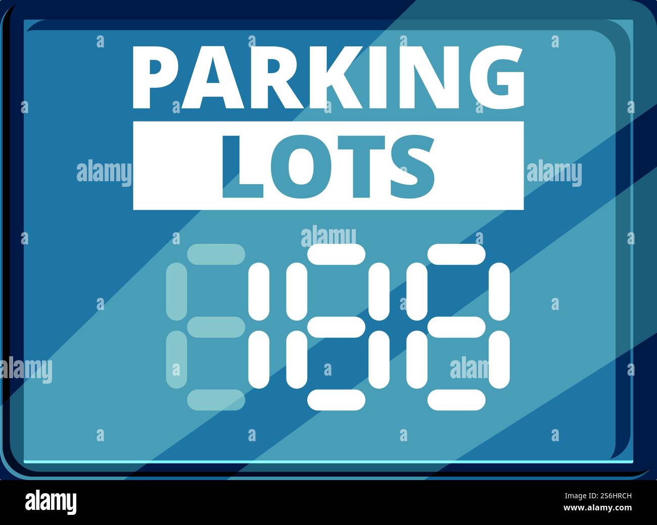 Parking lots icon. Cartoon of Parking lots vector icon for web design ...