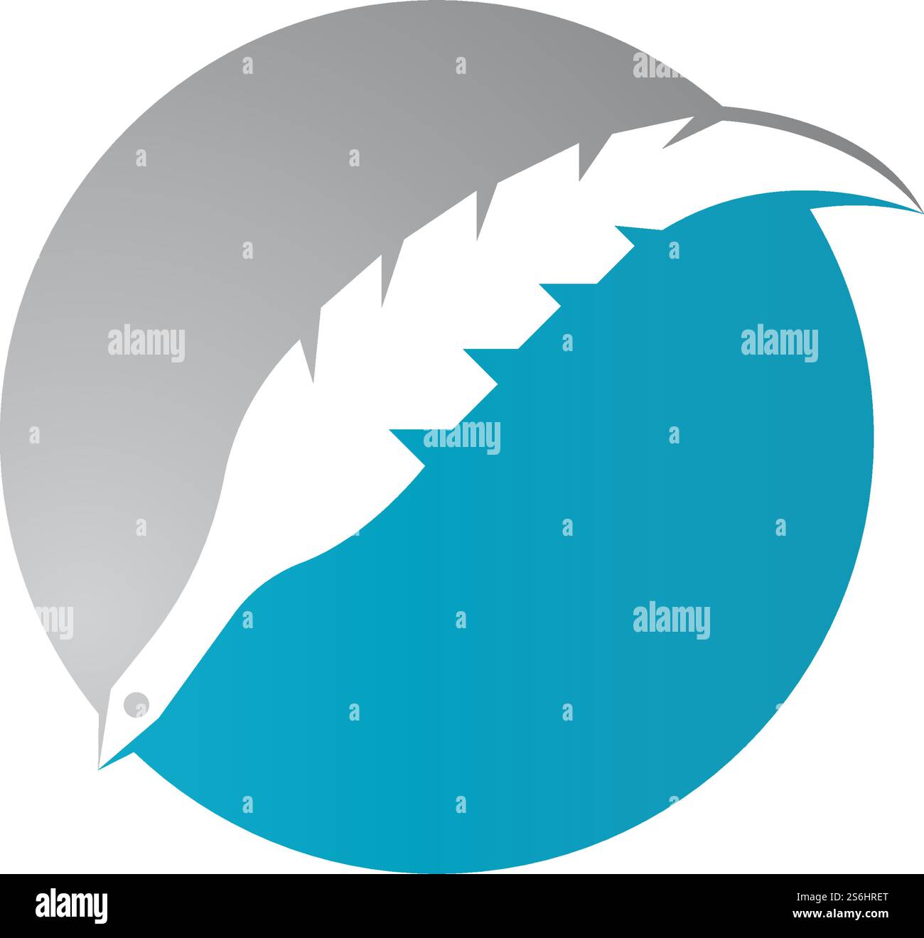 Feather pen write sign logo Stock Vector Image & Art - Alamy