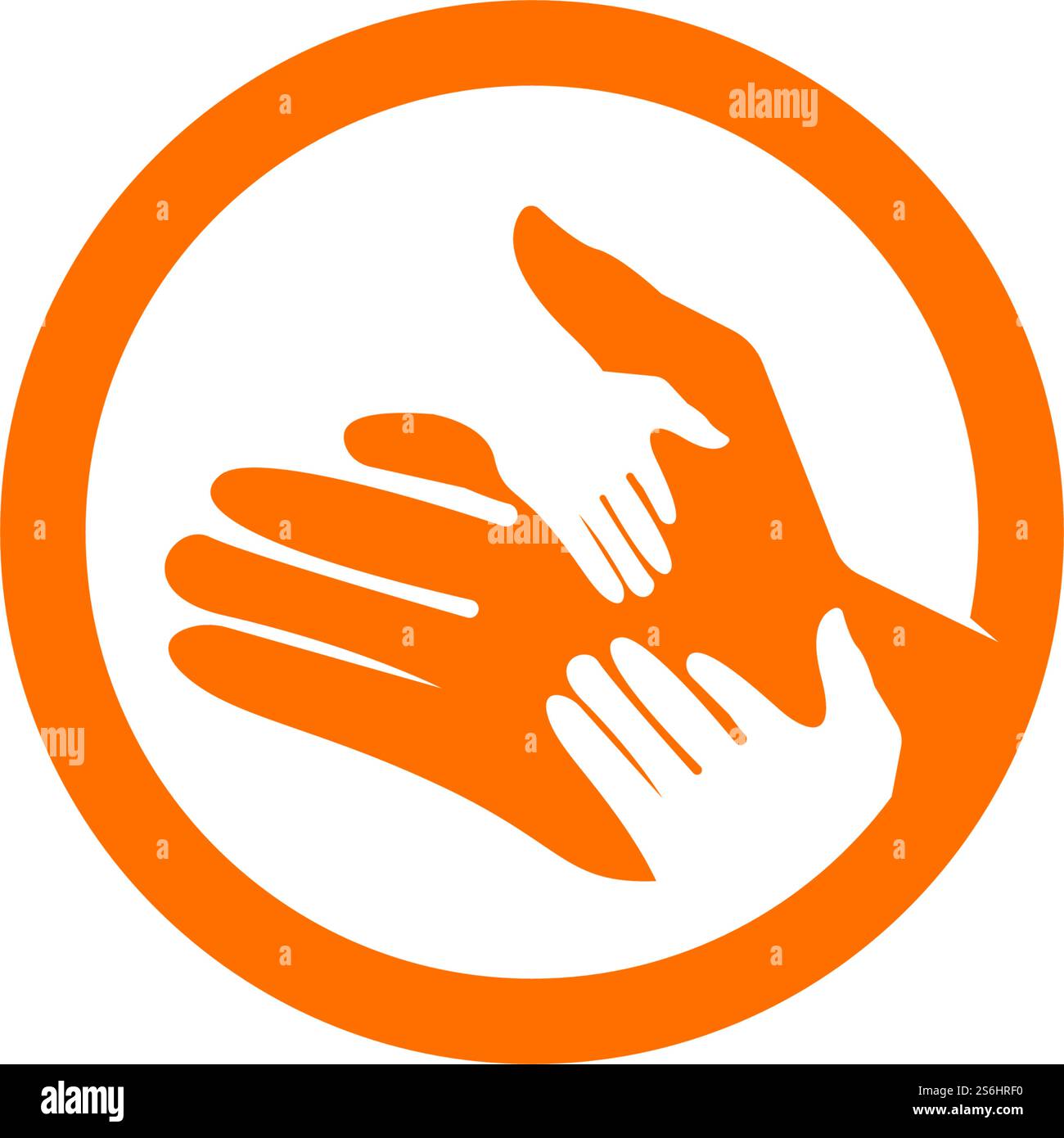 Hand help logo and symbols template icons app Stock Vector Image & Art ...