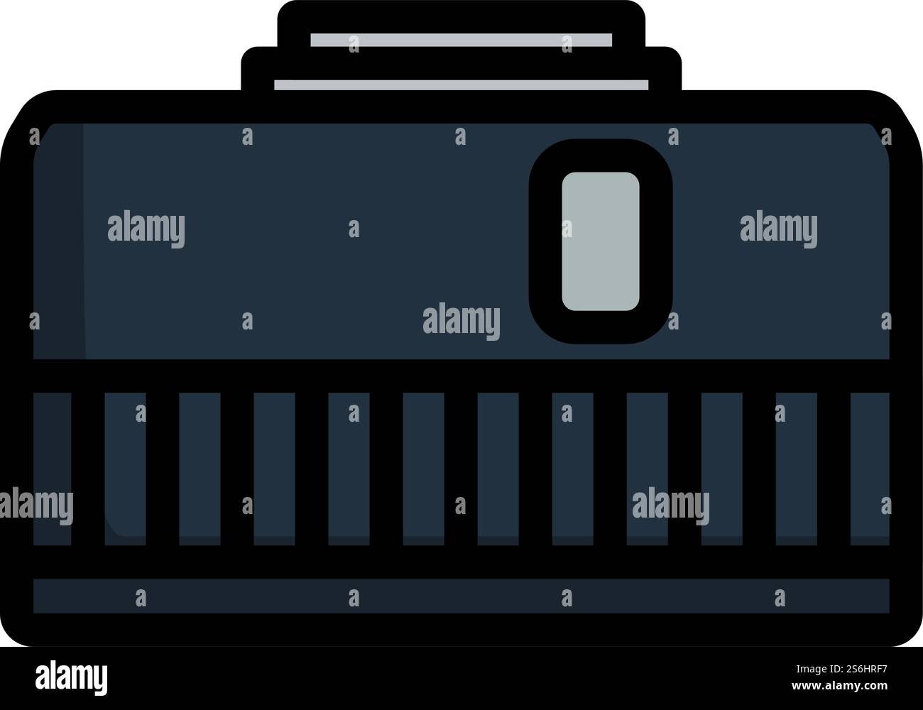 Icon Of Photo Camera 50 Mm Lens. Editable Bold Outline With Color Fill ...