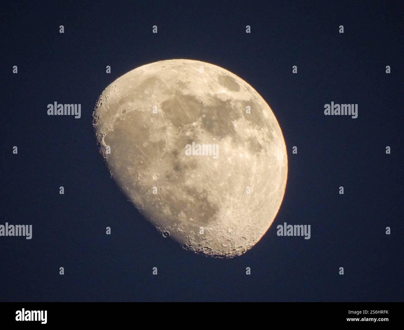 Night photography partial moon Stock Photo - Alamy