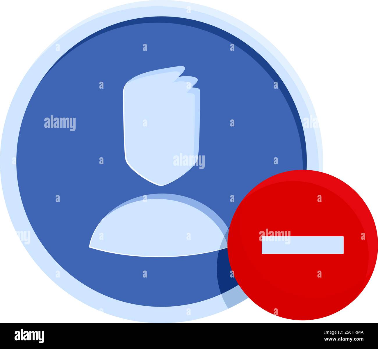 Delete Online User Icon Cartoon Of Delete Online User Vector Icon For