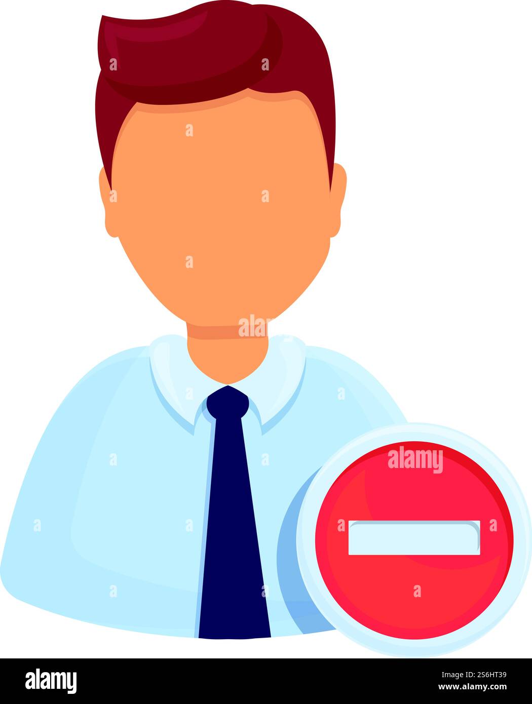 Delete Manager User Icon Cartoon Of Delete Manager User Vector Icon For Web Design Isolated On