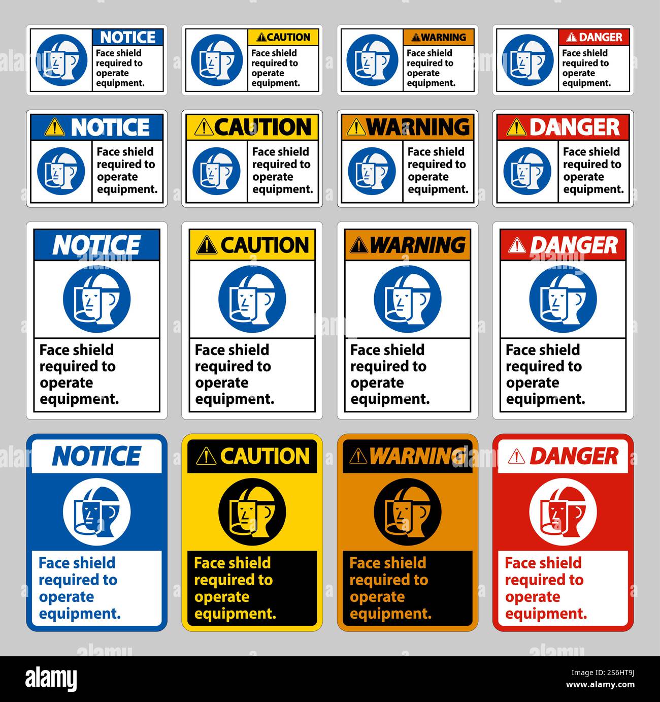 Mandatory wearing face shield hi-res stock photography and images - Alamy