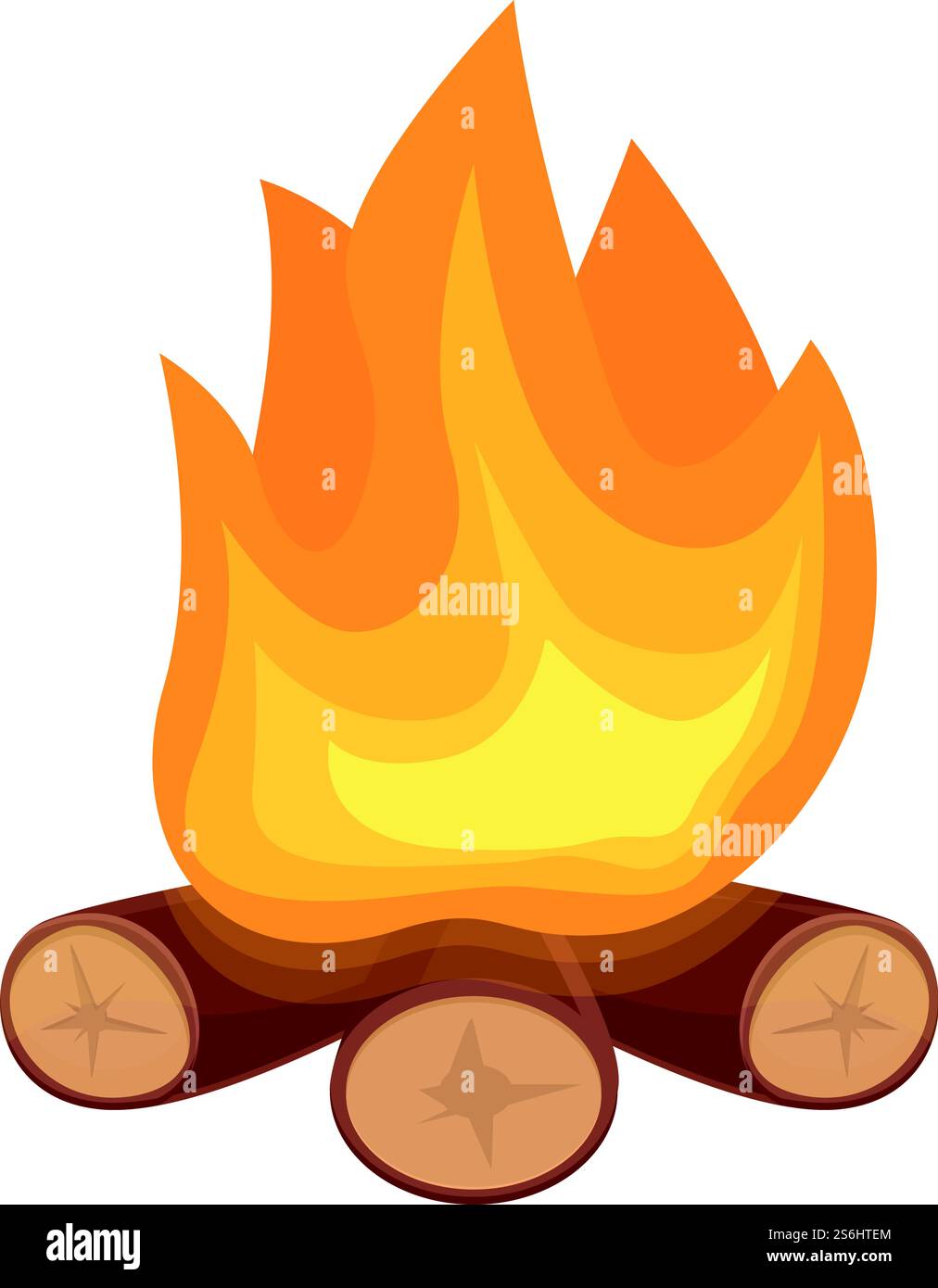 Forest fire icon. Cartoon of Forest fire vector icon for web design ...