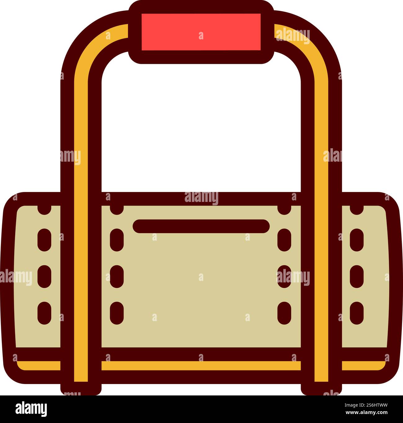Croquet bag icon. Outline Croquet bag vector icon for web design ...