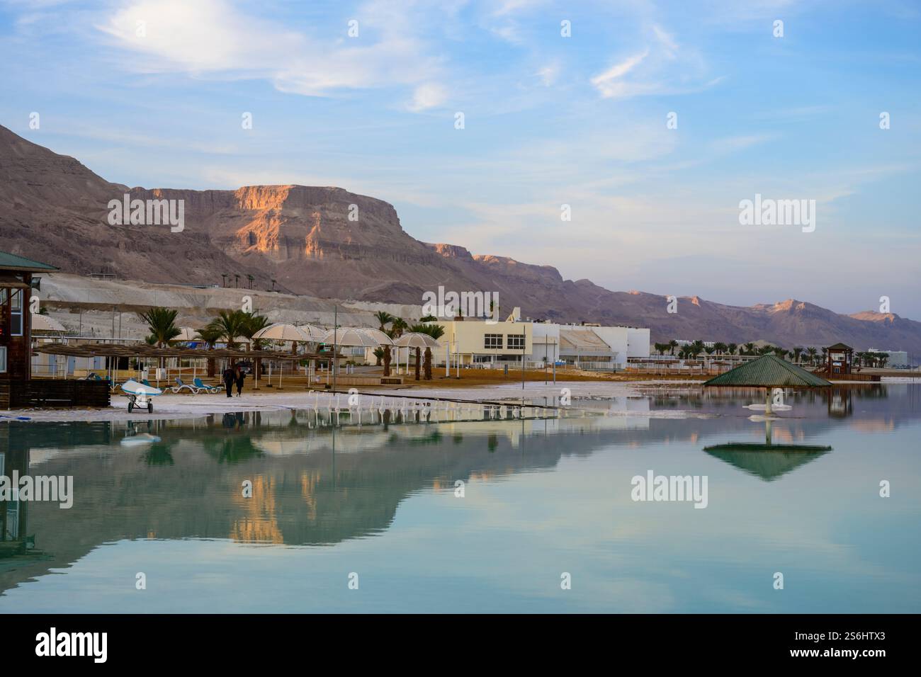 The hotels on the hotel strip at the Dead Sea Israel Photographed at ...