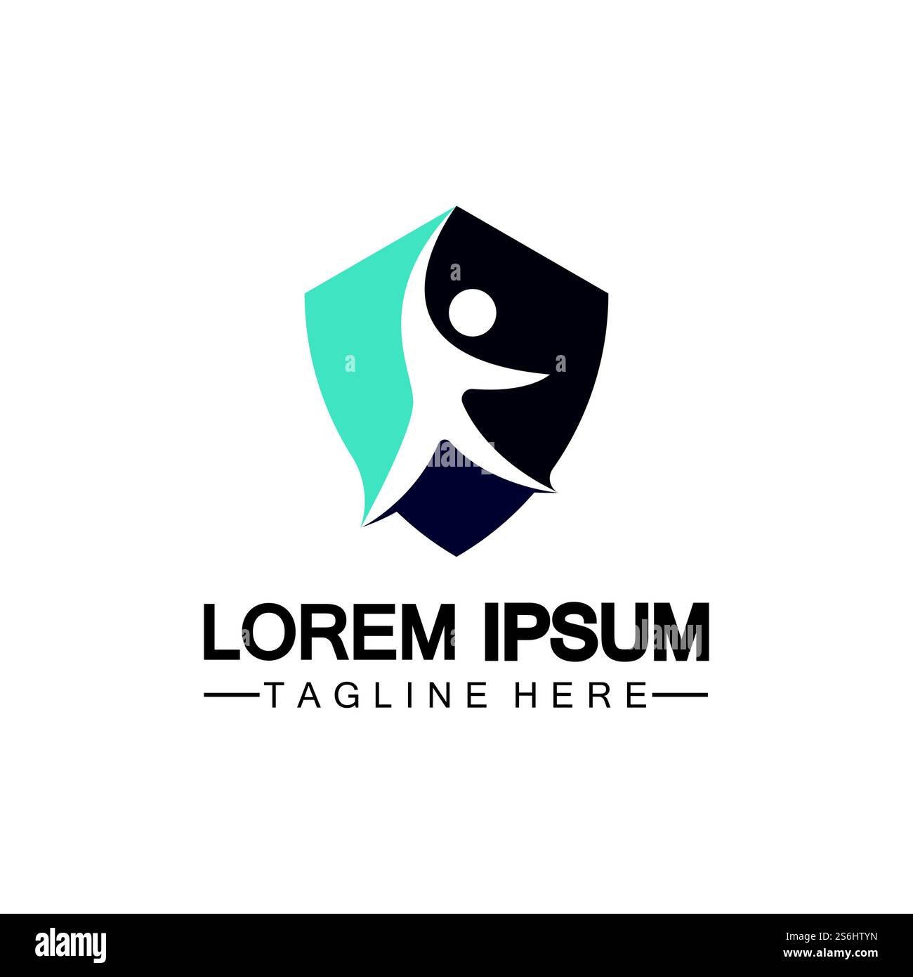 People shield icon.Life Insurance logo, protect human or insurance ...