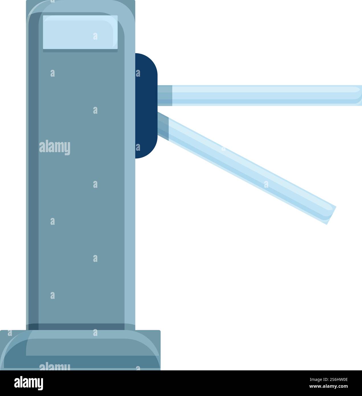 Access turnstile icon. Cartoon and flat of Access turnstile vector icon ...