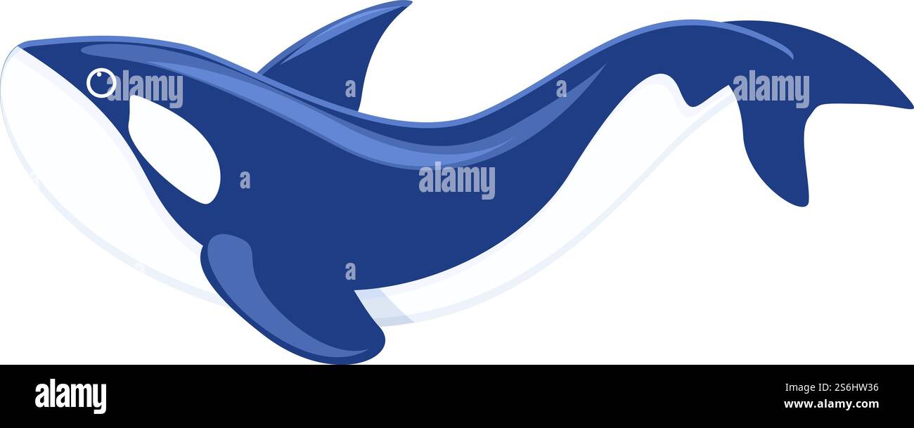 Killer whale orca icon. Cartoon of Killer whale orca vector icon for ...