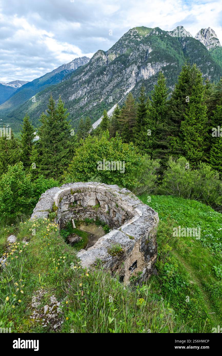 Fort Predel or Predil Fortification in italian and slovenia border ...