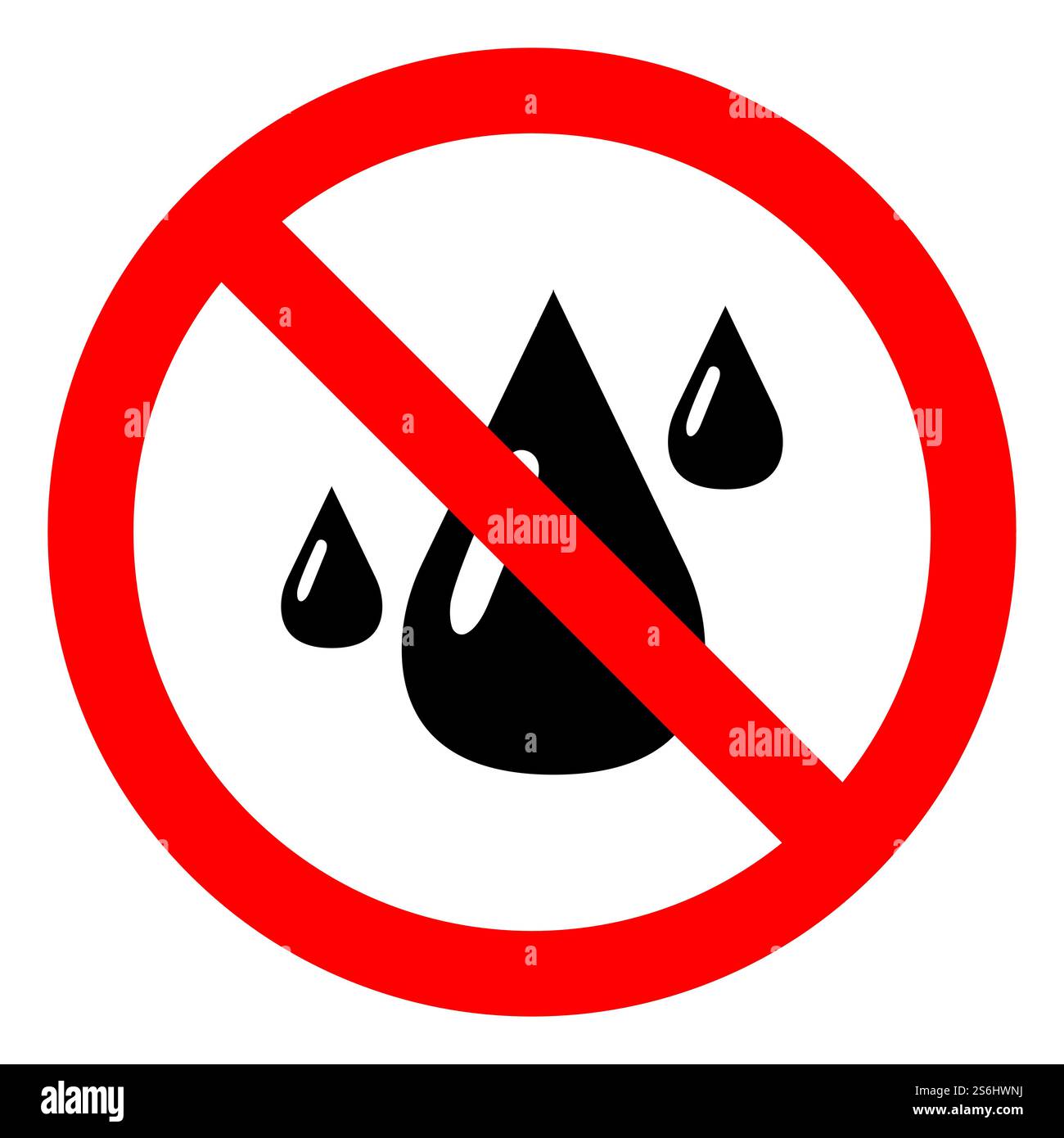 Do Not Let Water And Humidity Touch The Filter Symbol Stock Vector ...