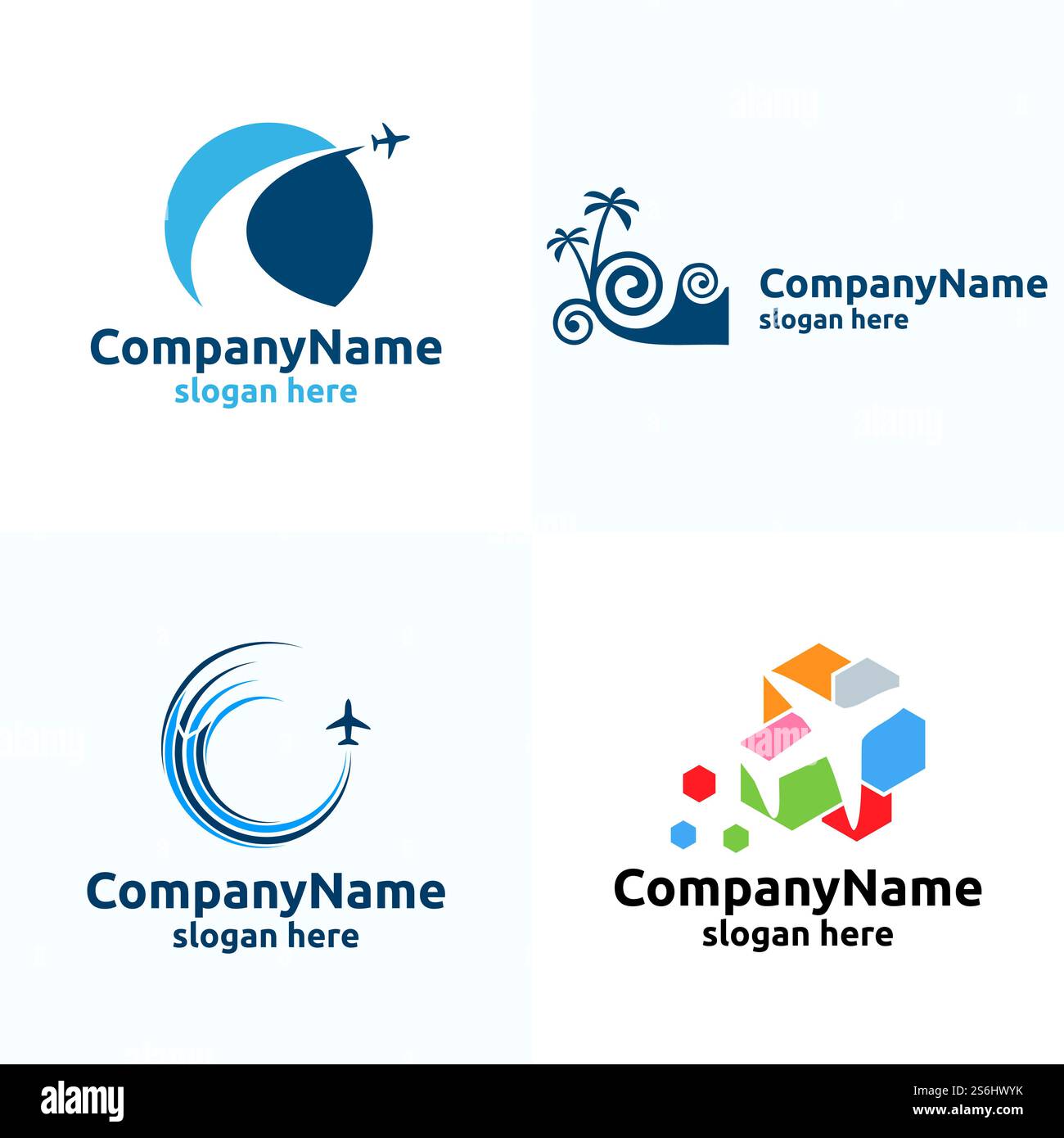 Travel and Tourism Logo for Hotel and Vacation Vector Illustration ...