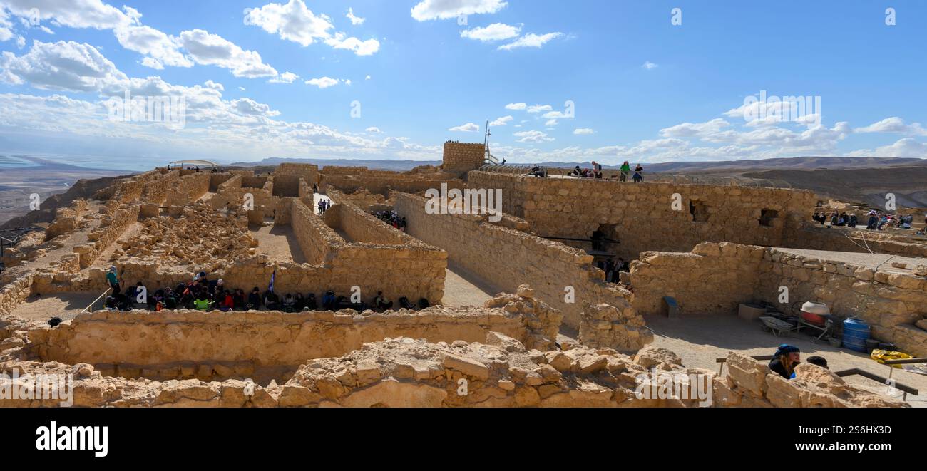 Remains fortress masada israel hi-res stock photography and images - Alamy