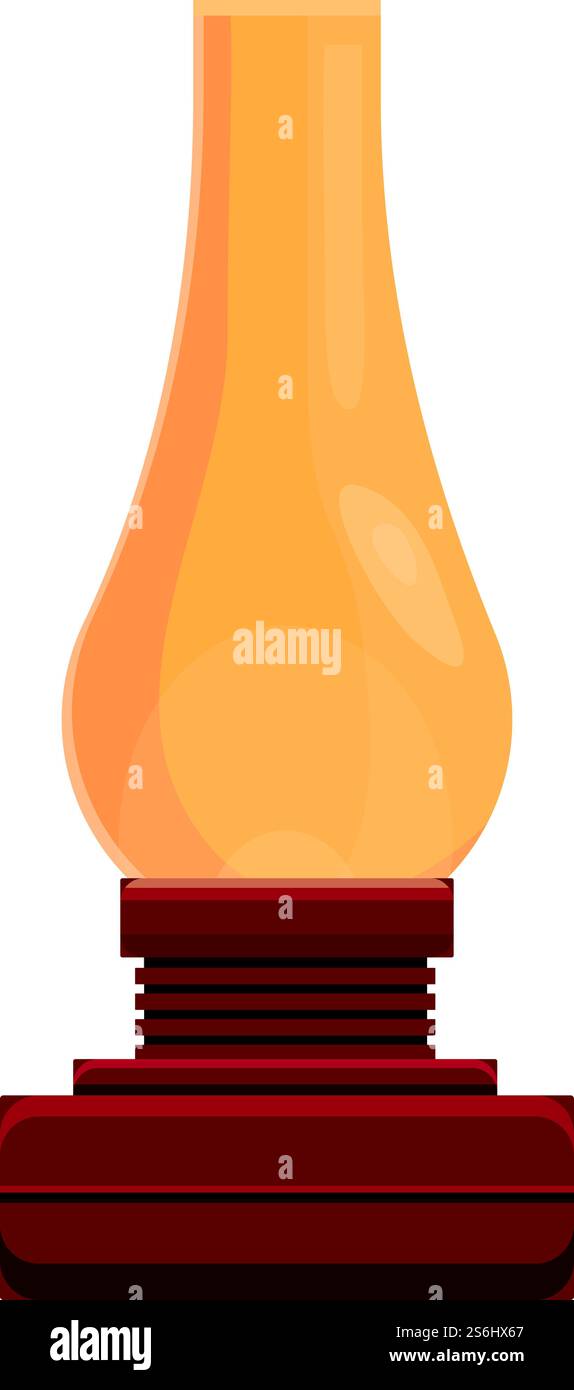 Paraffin lamp icon. Cartoon and flat of Paraffin lamp vector icon for ...