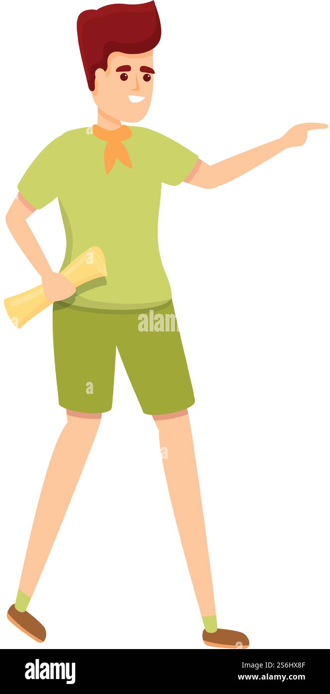 Scouting map icon. Cartoon of Scouting map vector icon for web design ...