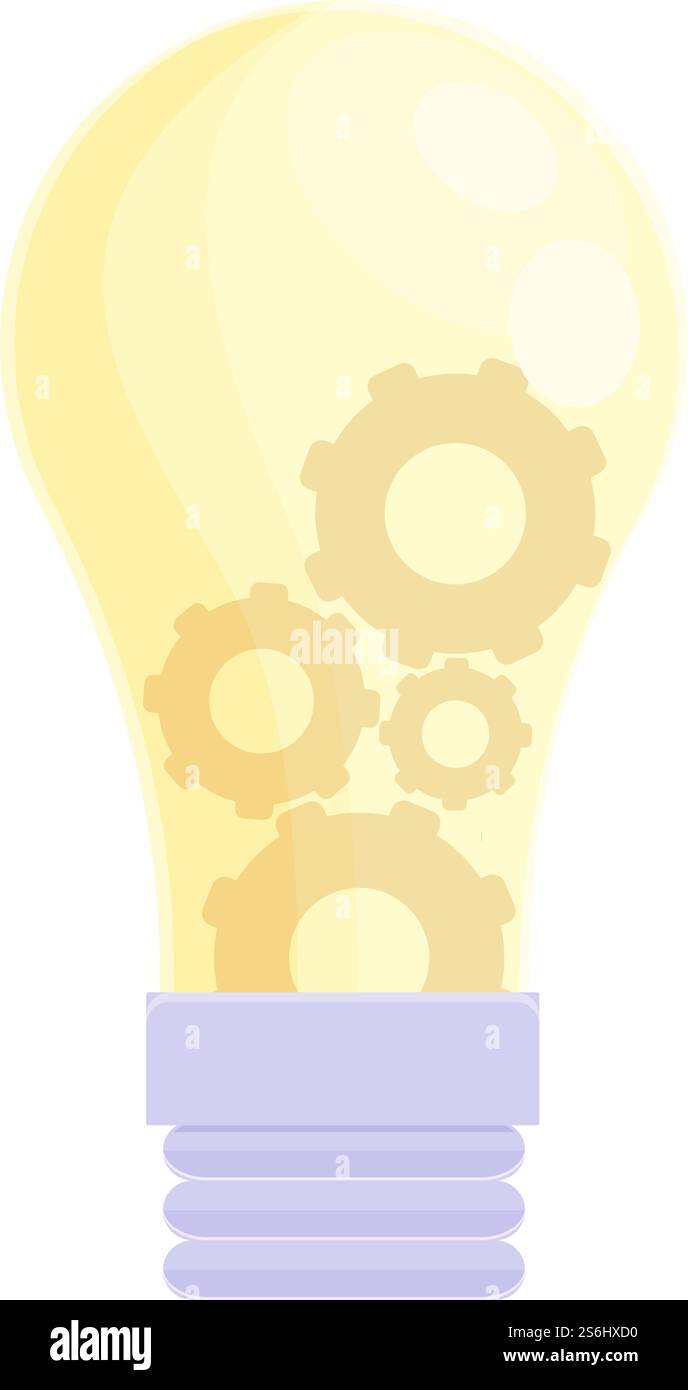 Smart lightbulb system icon. Cartoon of Smart lightbulb system vector ...