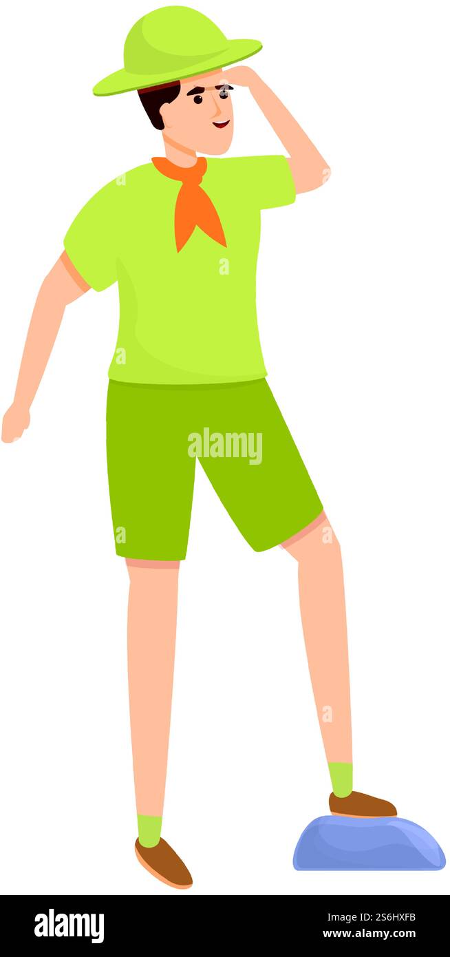 Scouting stone icon. Cartoon of Scouting stone vector icon for web ...