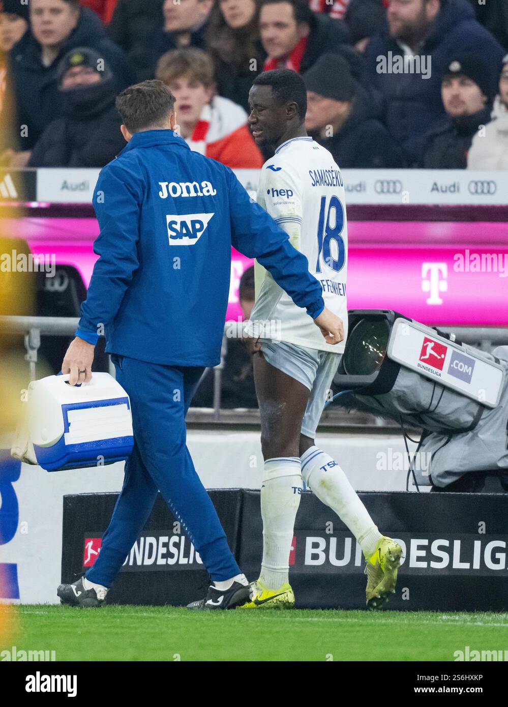 Diadie Samassekou, Hoff 18 in the match FC BAYERN MUENCHEN - TSG 1899 ...