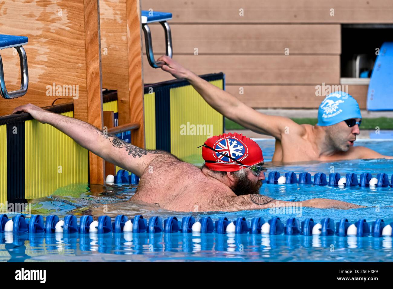 Fenwick Ridley of Great Britain competes in the 100m Freestyle Men ...
