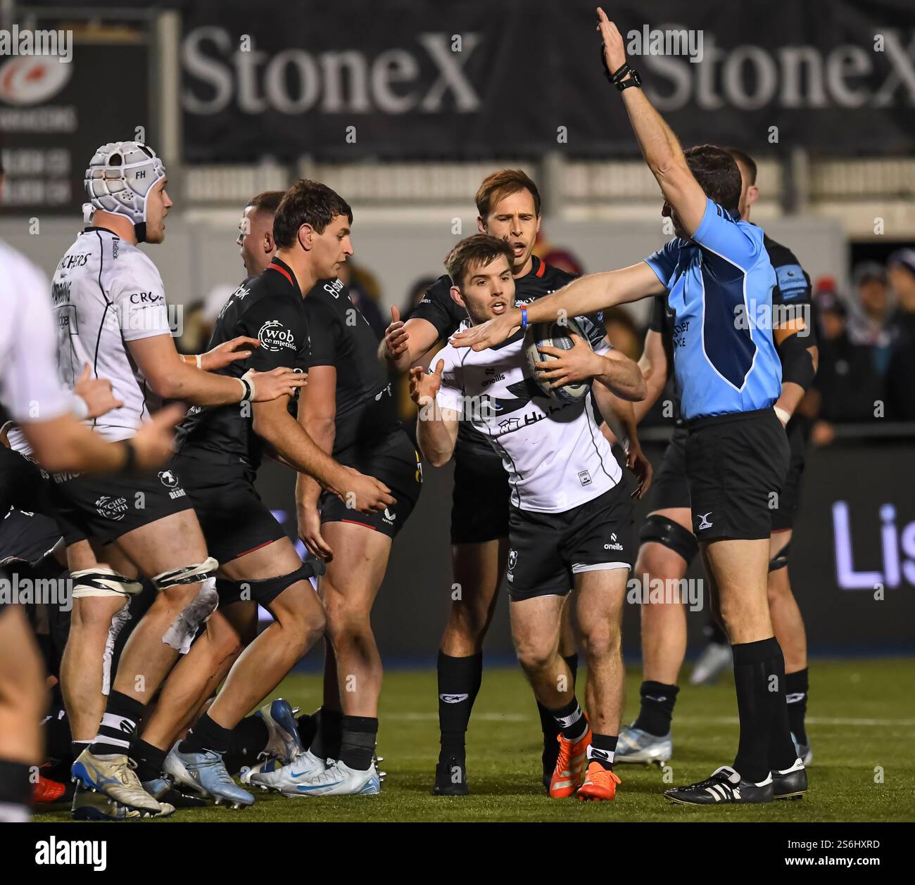 Harry Randall of Bristol Bears in action during the Gallagher ...