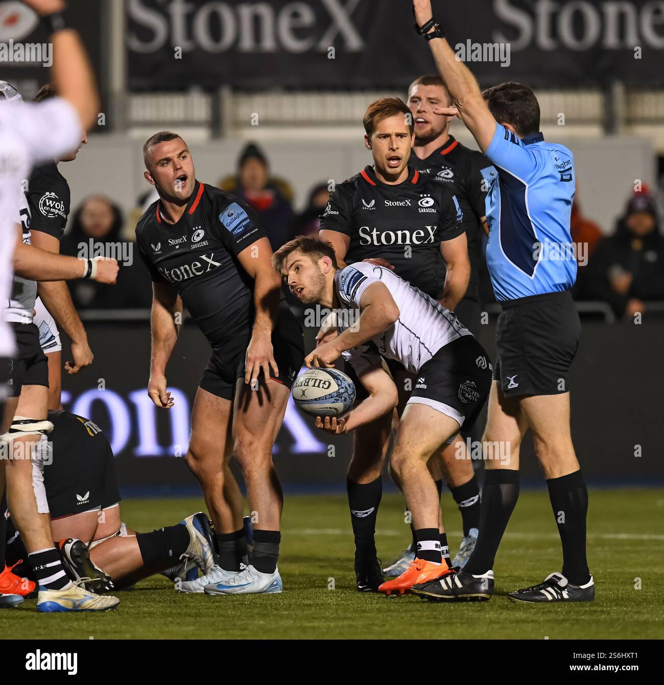 Harry Randall of Bristol Bears in action during the Gallagher ...