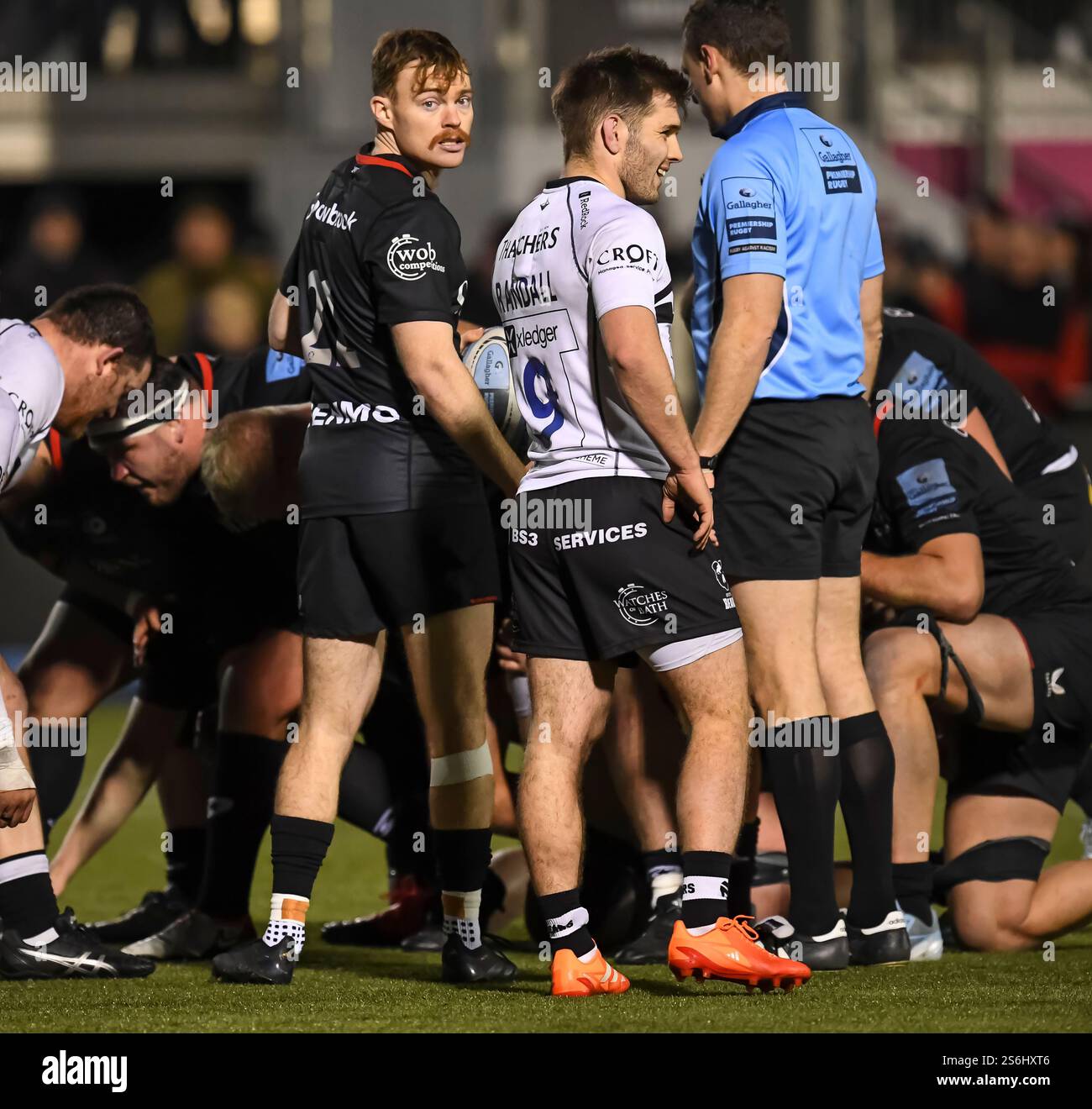 Gareth Simpson of Saracens in action during the Gallagher Premiership ...