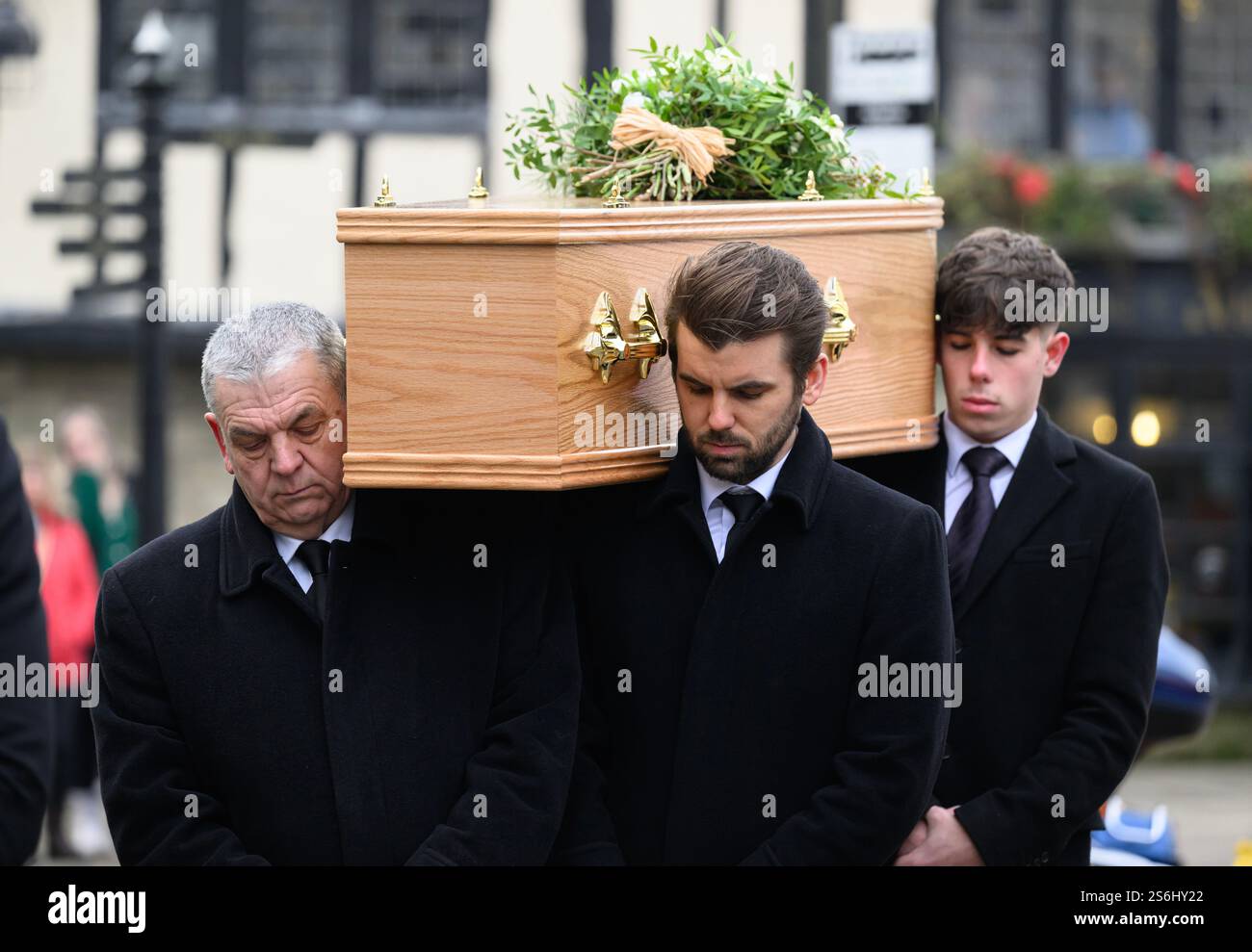 Somerset, UK. January 17th, 2025. The funeral of Radio DJ Johnnie ...