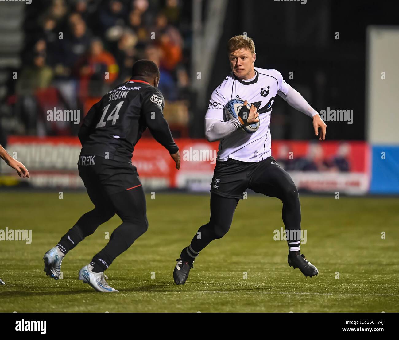 Noah Heward of Bristol Bears in action during the Gallagher Premiership ...