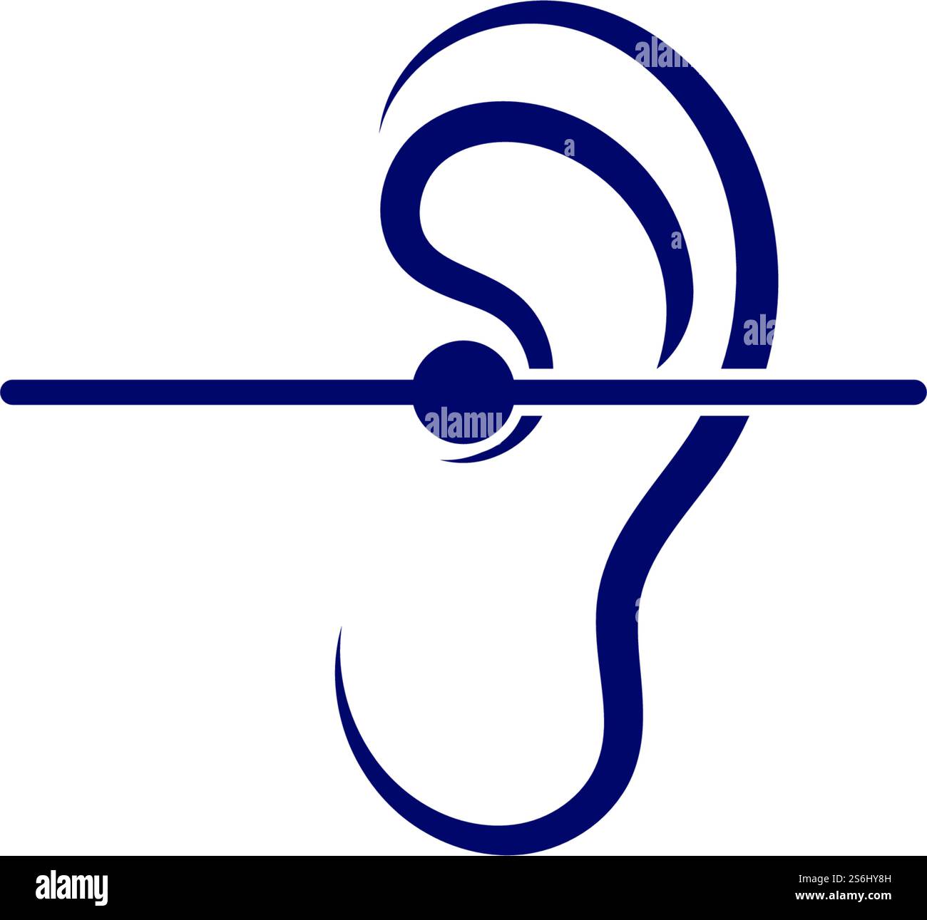 ear logo and symbols vector app icons Stock Vector Image & Art - Alamy