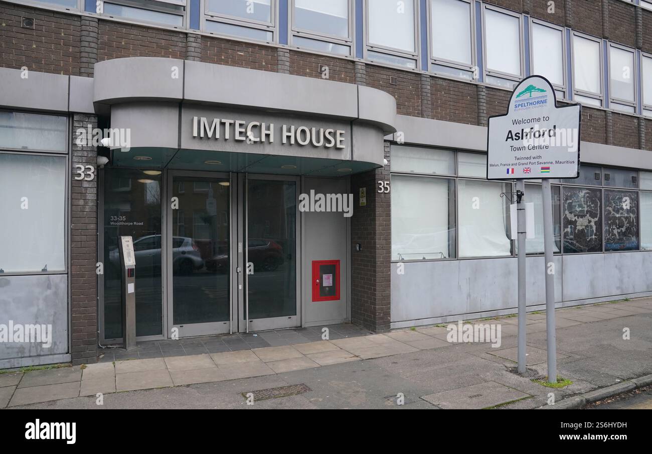 A view of Imtech House on Woodthorpe Road in Ashford, Surrey, where a ...
