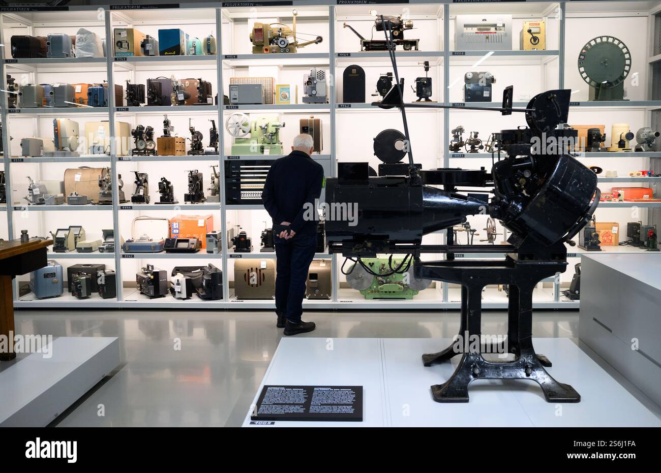 Potsdam, Germany. 17th Jan, 2025. Numerous objects from the history of film can be seen at the ...