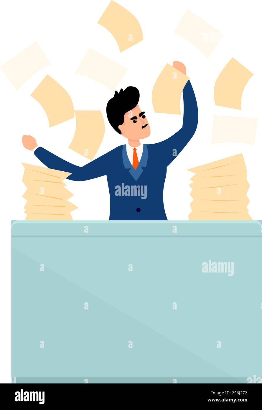 Rush job workplace icon. Cartoon of Rush job workplace vector icon for ...