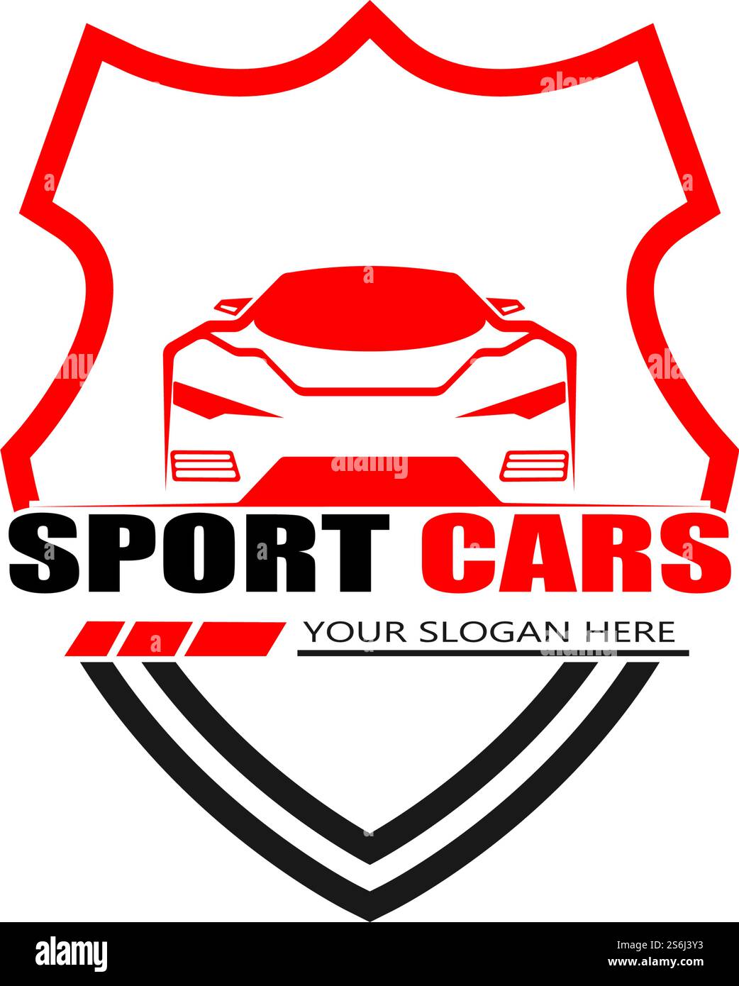 sport car logo template design vector - Vector Stock Vector Image & Art ...