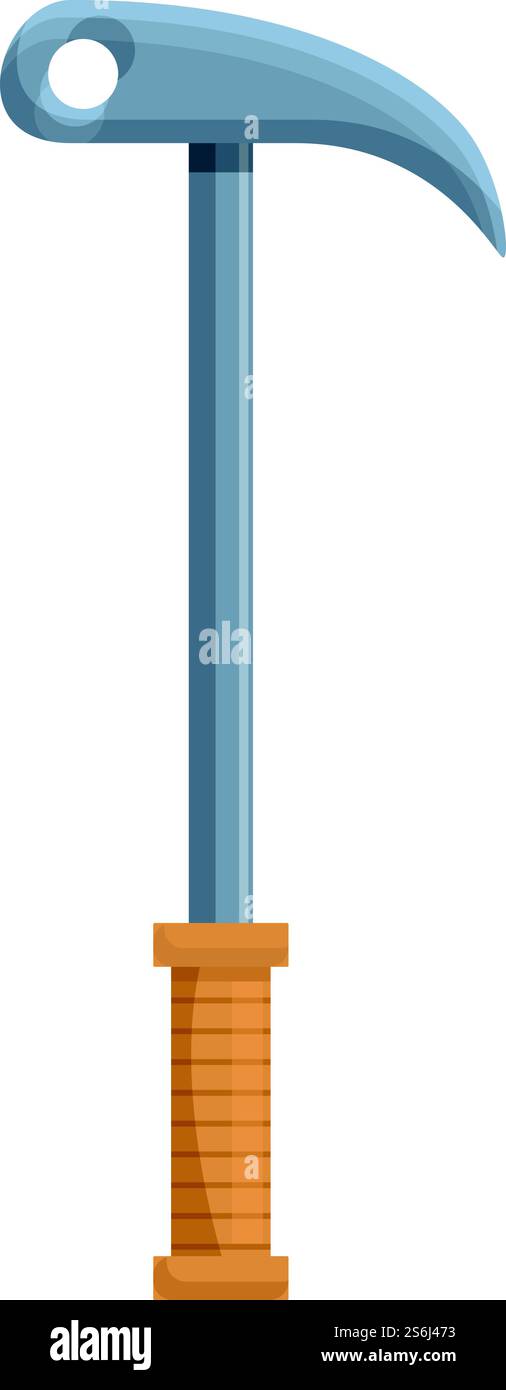 Hiking pick axe icon. Cartoon of Hiking pick axe vector icon for web ...