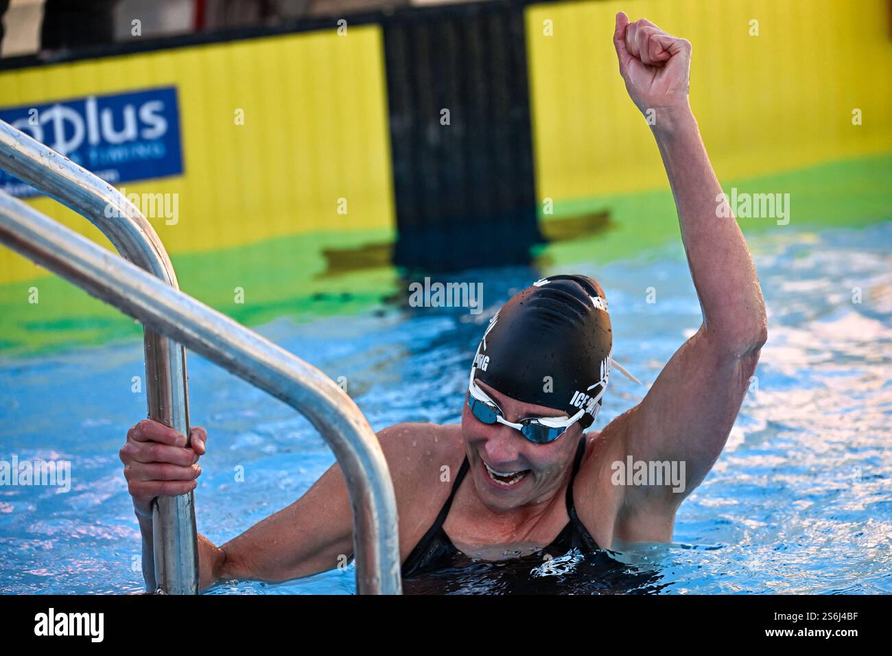 Meg Agnewparabs of New Zealand competes in the 50m Breaststroke Women ...