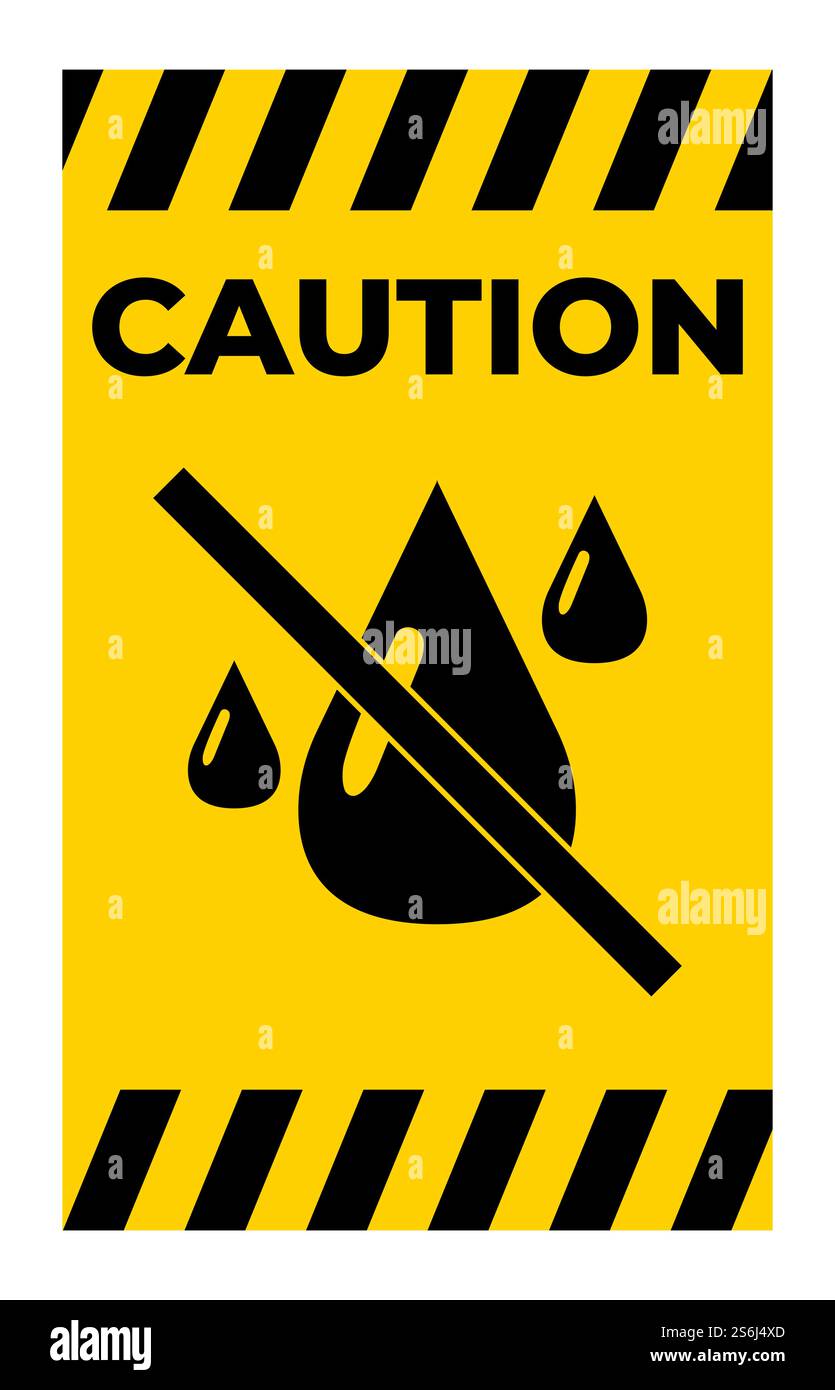Do Not Let Water And Humidity Touch The Filter Symbol Stock Vector ...