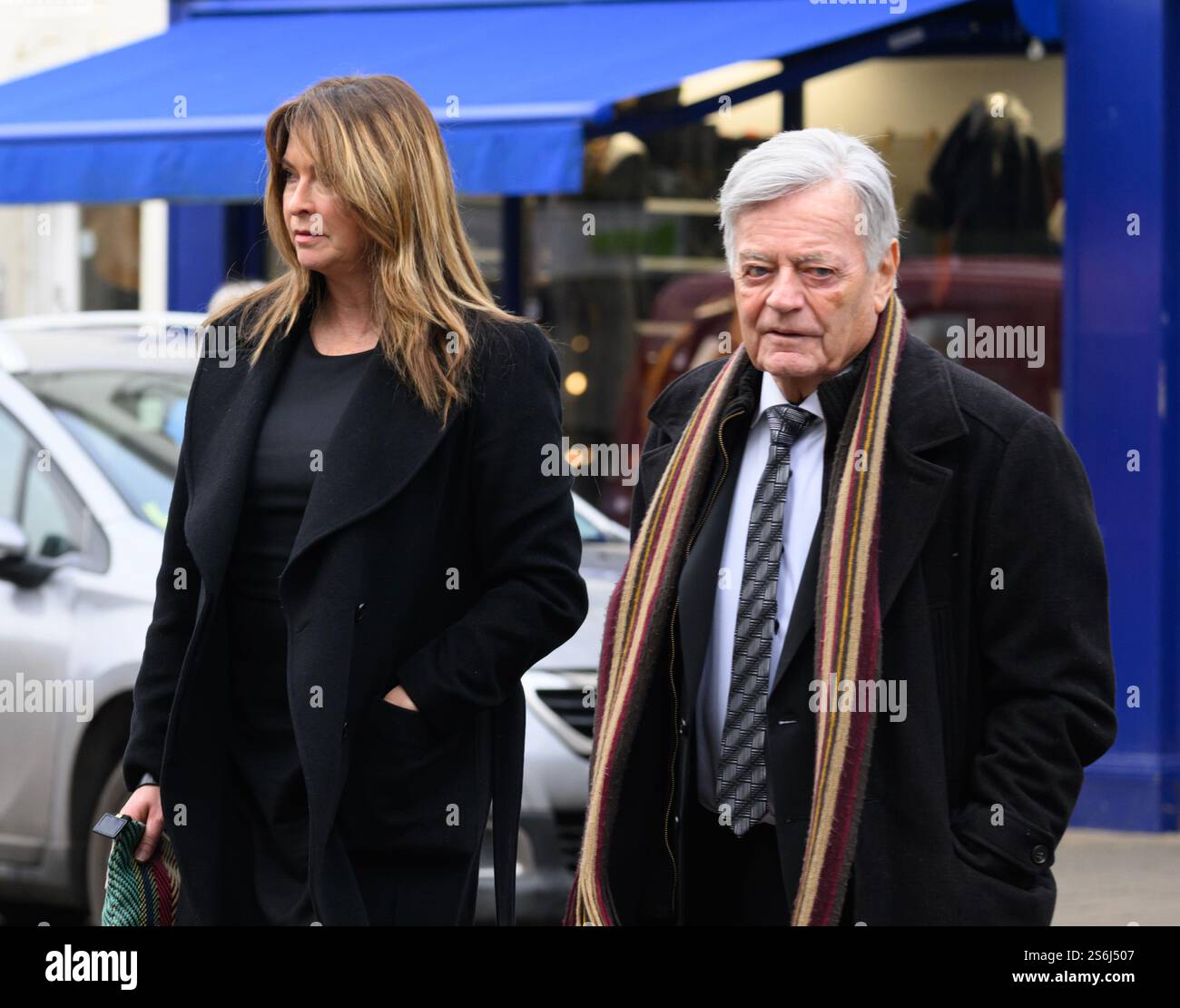 Somerset, UK. January 17th, 2025. Suzi Perry and Tony Blackburn ...